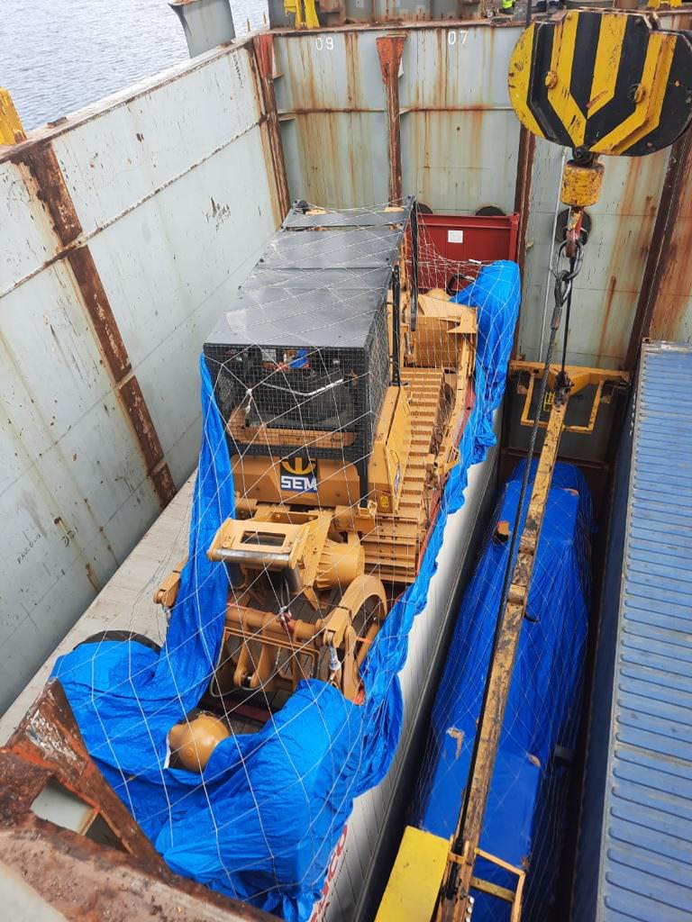 First big delivery of SEM machines makes Liberia sing | Mantrac Egypt ...